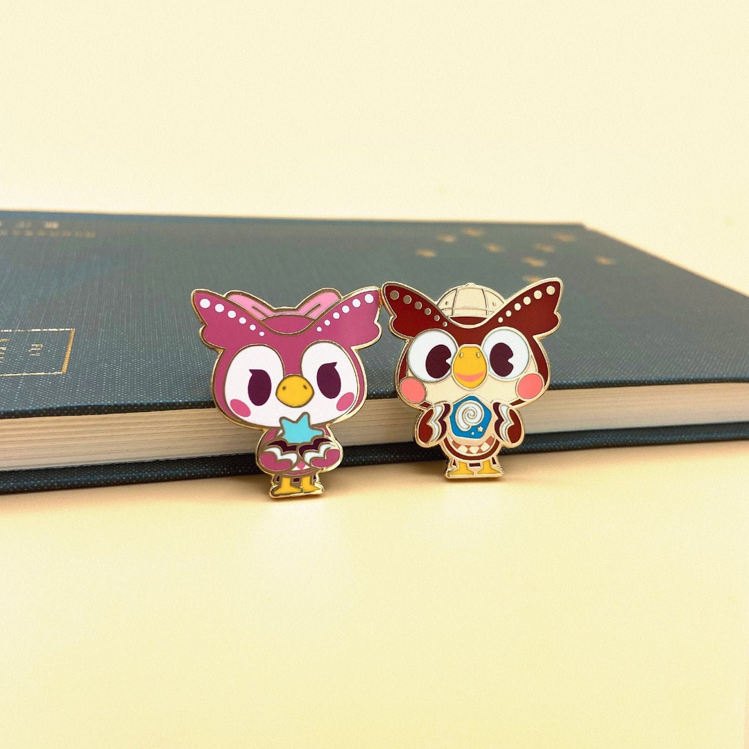 Celeste, Blathers Enamel Pin - Animal Crossing - Etsy