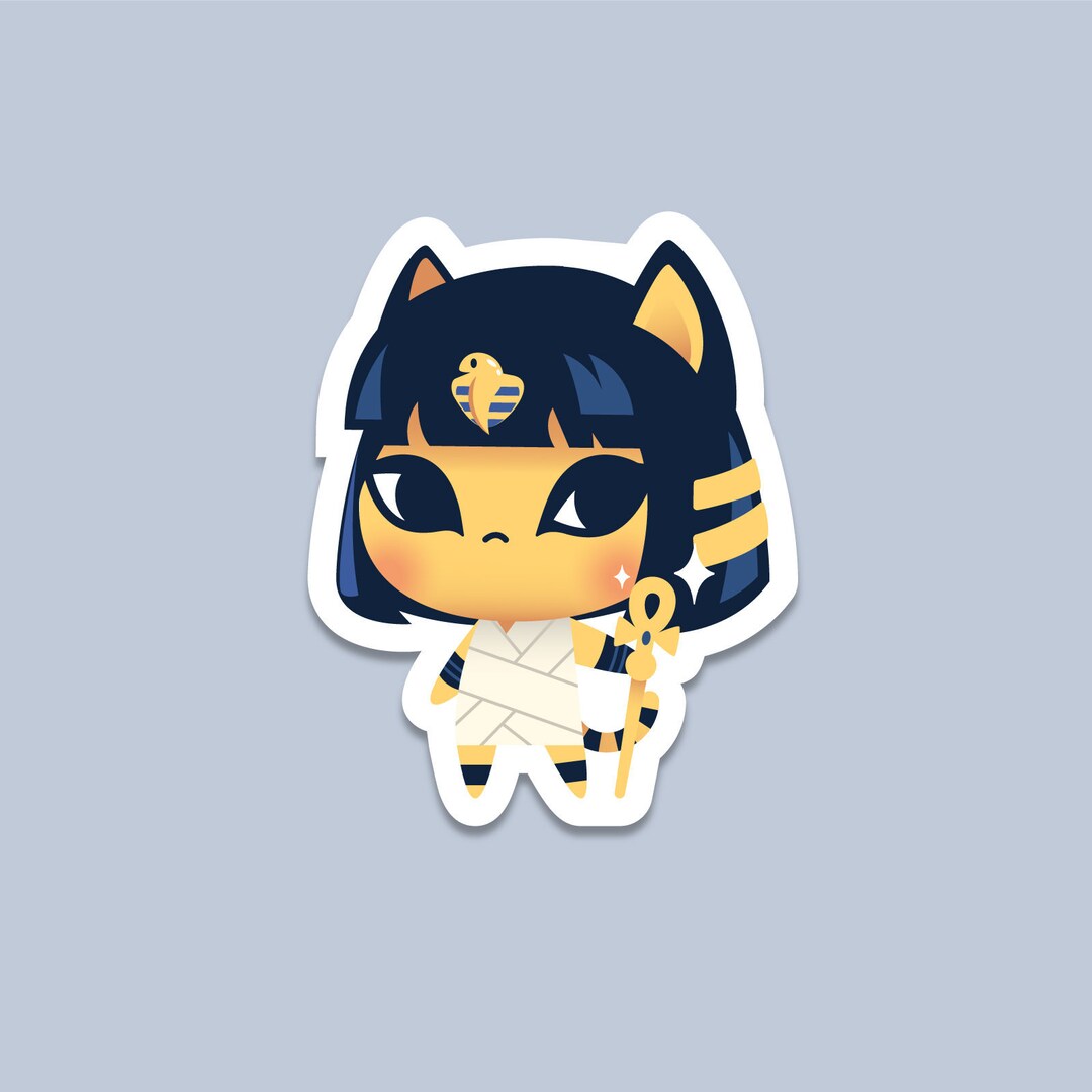Ankha Cute Vinyl Sticker - Animal Crossing - Etsy