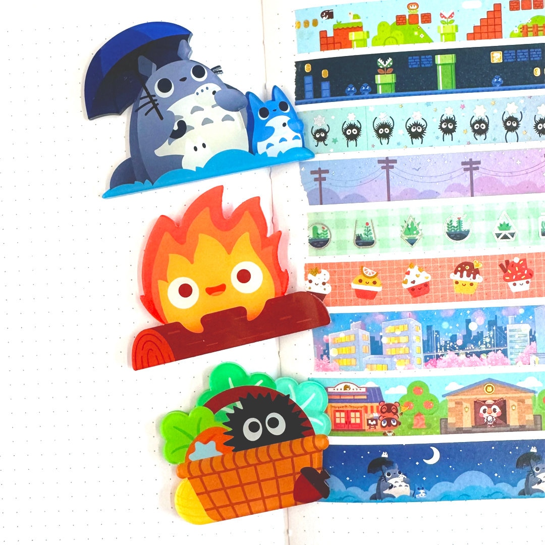 Washi Cutter - Japanese Anime - Wood Spirits / Soot Sprite / Fire Demon ...