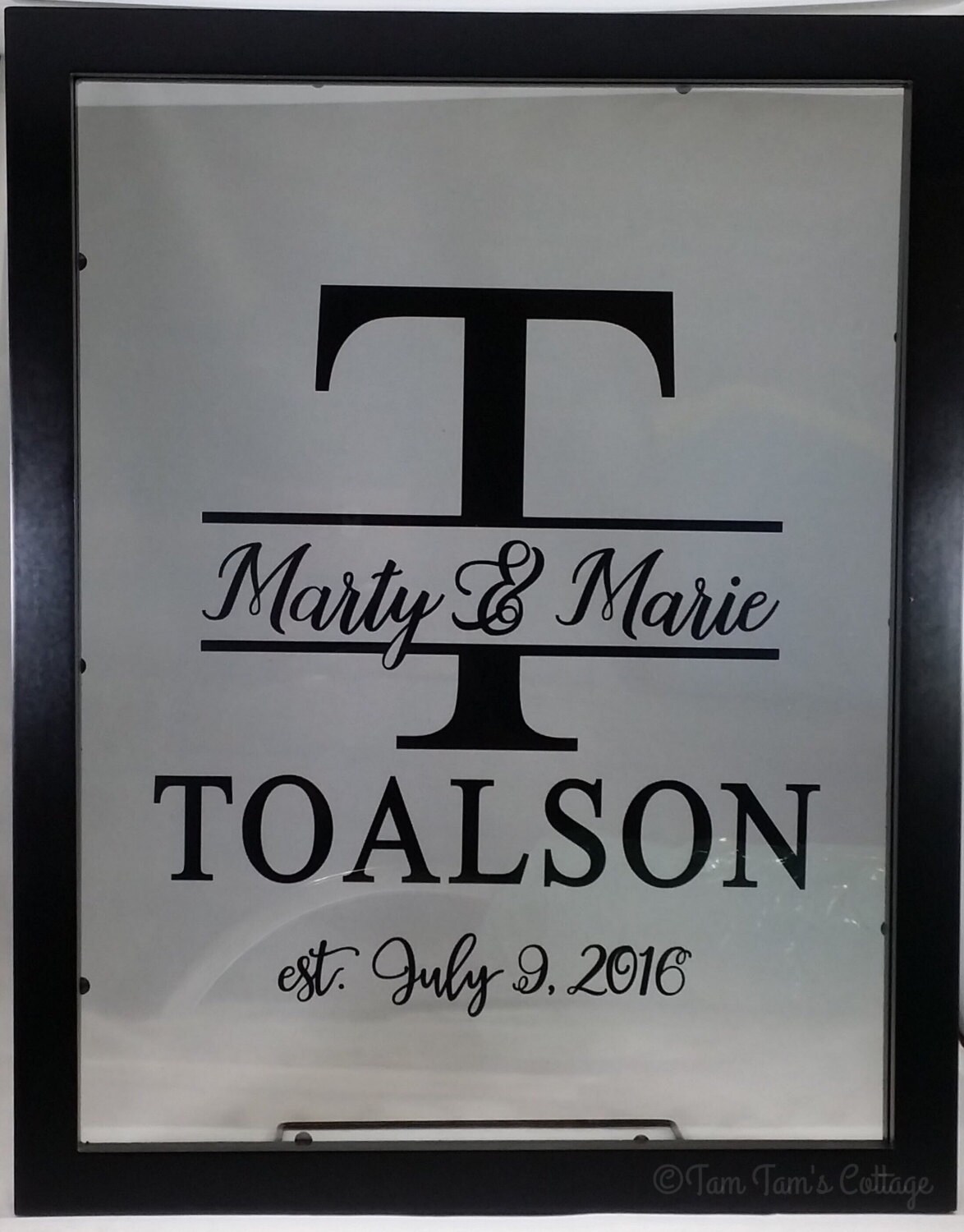 Classy Personalized Floating Frame Rustic Wedding Gifts - Etsy