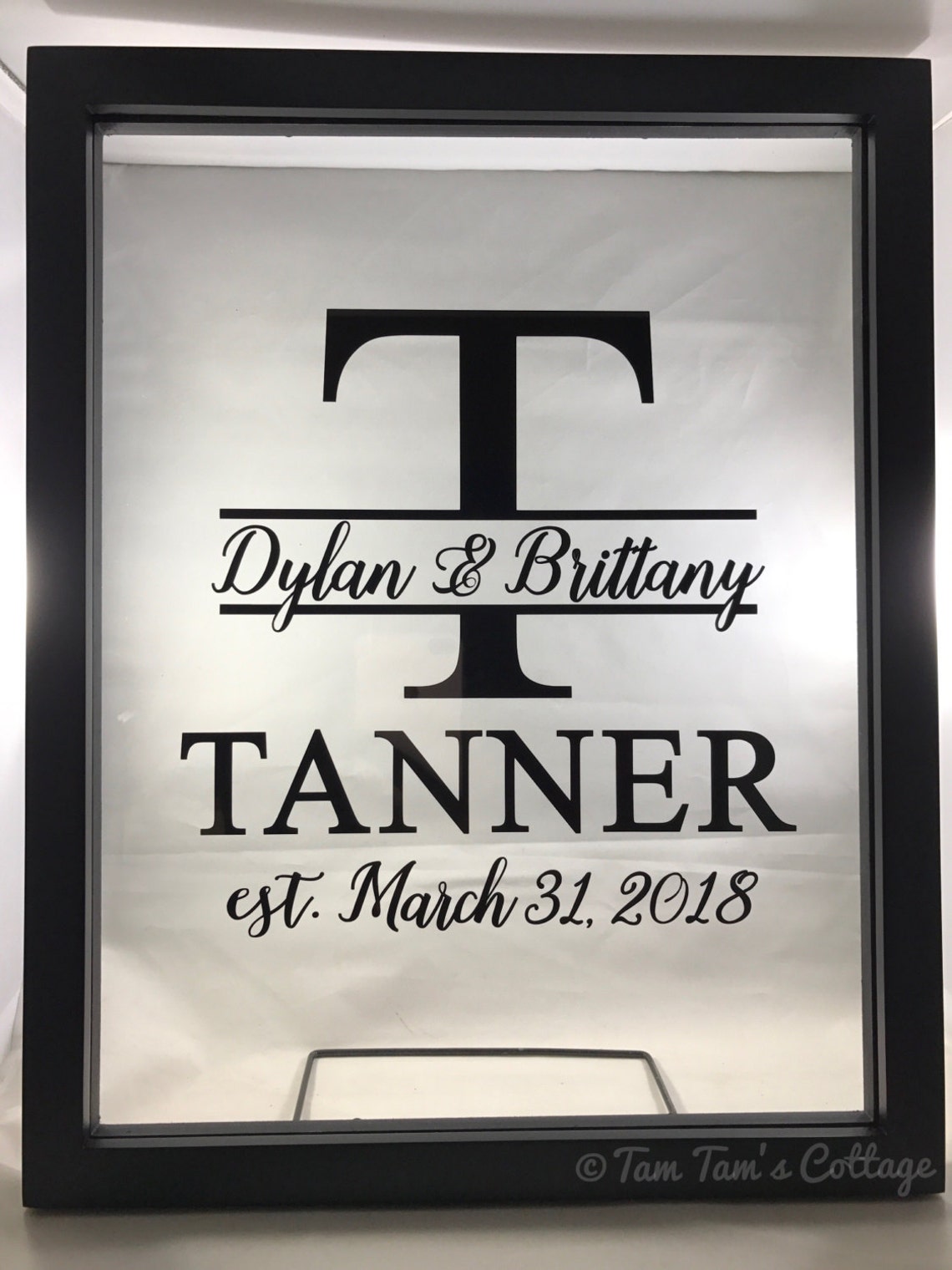 Classy Personalized Floating Frame Rustic Wedding Gifts - Etsy