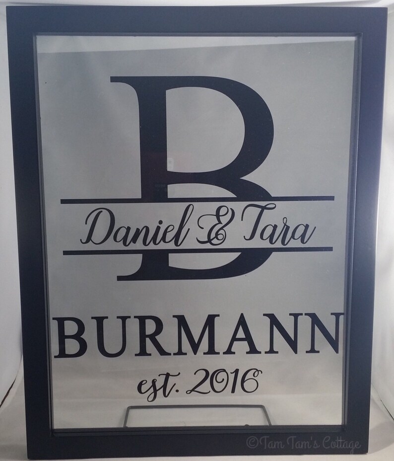 Classy Personalized Floating Frame Rustic Wedding Gifts - Etsy