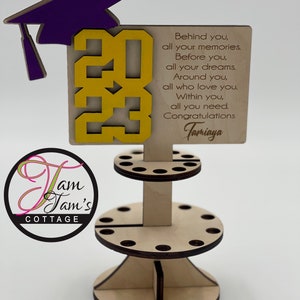 Graduation Money Tree Wood Holder Personalized Graduation Gifts for Him ...