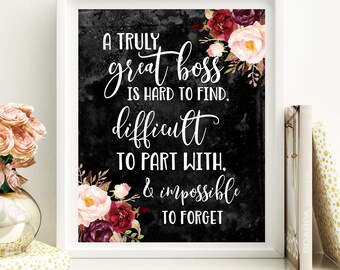 Going away gift for boss | Etsy