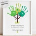 Tree Handprint Papa Handprint Art for Grandpa Poem Fathers Day ...