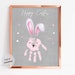 Easter Bunny Handprint Printable Art Handprint Template for Kids Baby ...