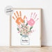 Thank You for Helping Us Grow Handprint Flowers Art Mother Day - Etsy