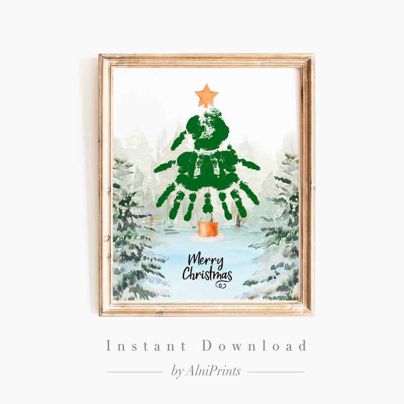 Handprint Tree - Etsy