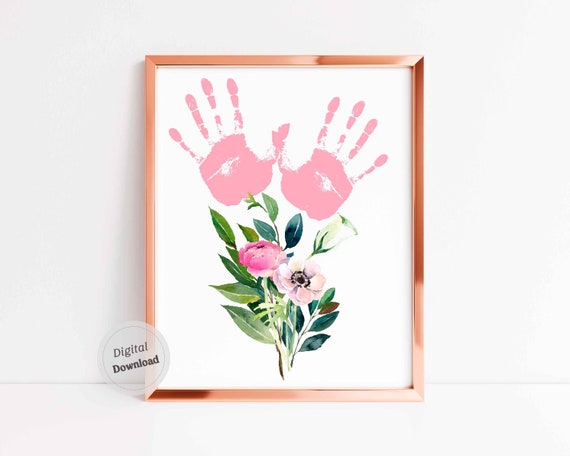Pink Baby Handprint
