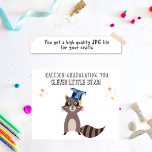 Graduation Crafts, Grad Handprint, Last Day of School Raccoon Handprint ...