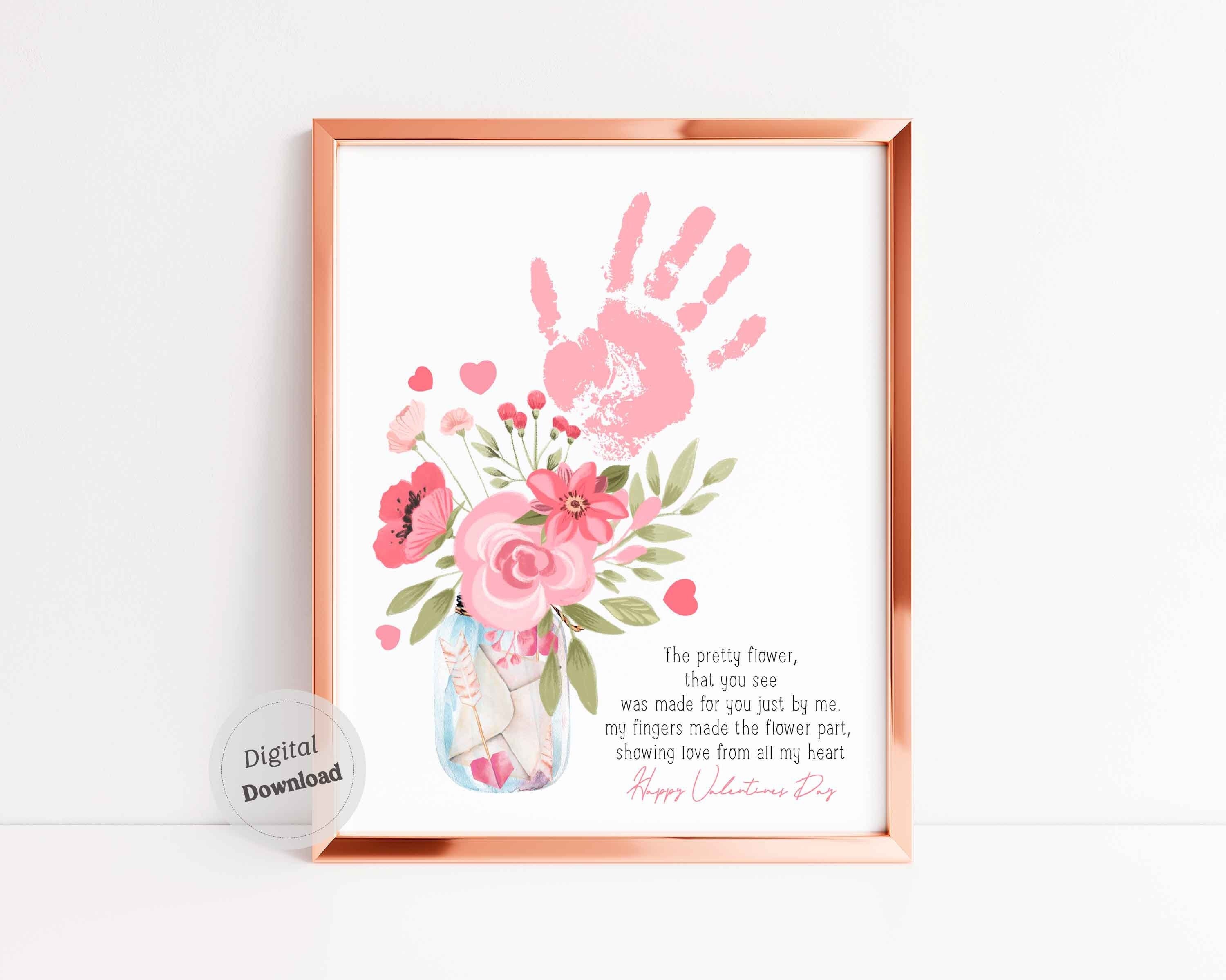 Grandparents Poem With Handprints Clipart