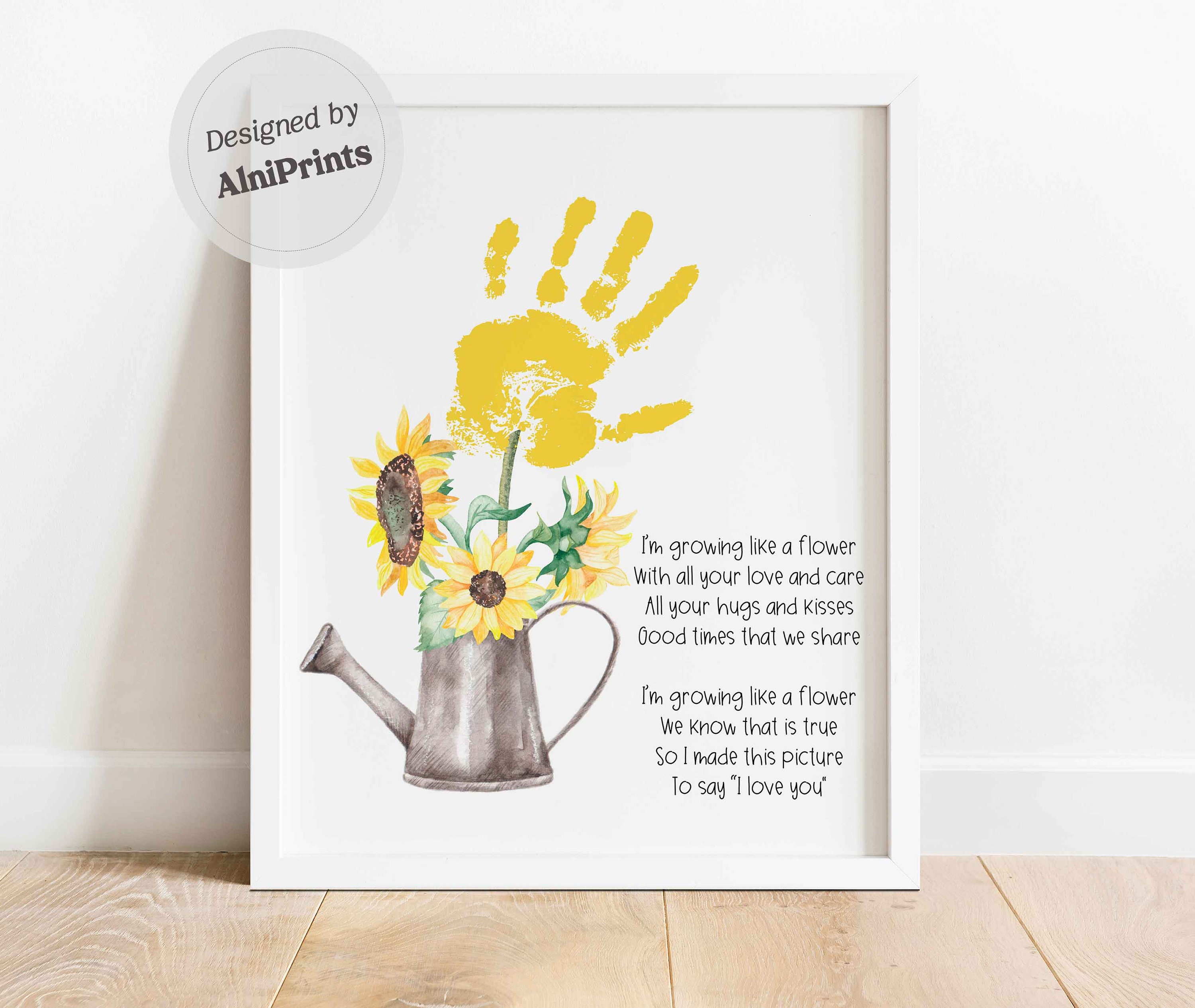 Handprint Art for Grandma Mothers Day Craft Printable - Etsy