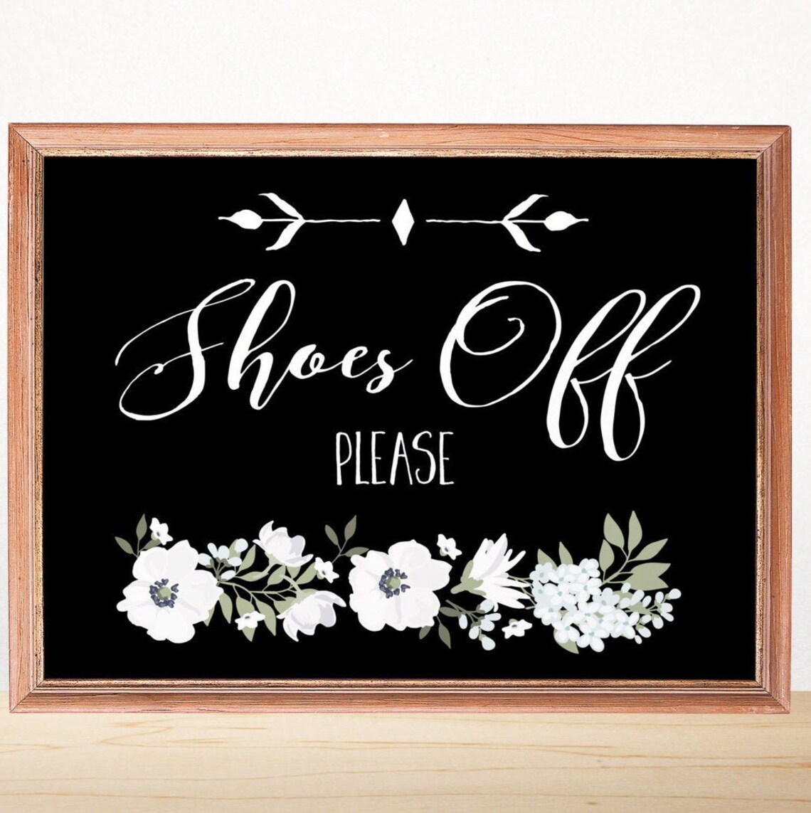 Shoes off Sign Please Remove Your Shoes Entryway Decor - Etsy