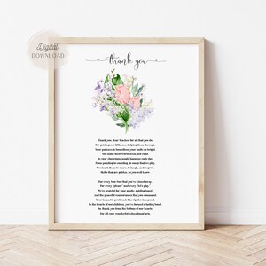 Thank You Teacher Messages From Parents, Preschool Teacher Gift Ideas ...