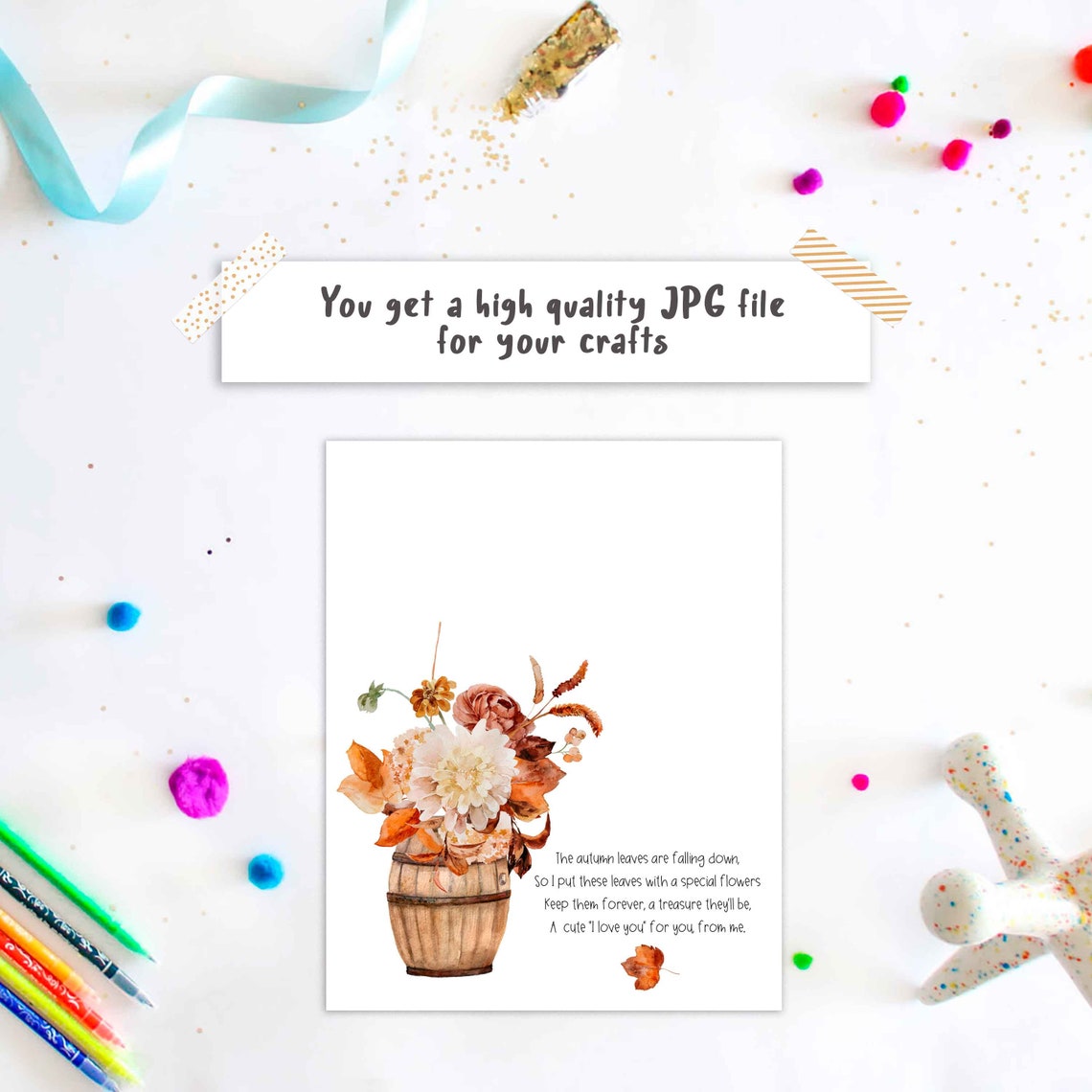 Fall Handprint Poem Printable Handprint Crafts for Grandma Mom - Etsy