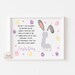 Easter Poem Bunny Feet Footprint Printable Handprint Art Template New ...