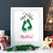 Mistletoes Mistle-toes Footprint Art Craft Printable Templet Christmas ...
