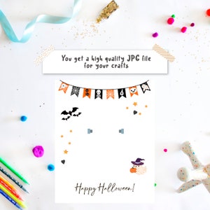 Halloween Handprint Footprint Pack / Craft Art Baby Toddler Set / Kit ...
