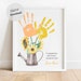 Handprint Mothers Day Art Poem We Are Growing Like Printable Baby Hands ...