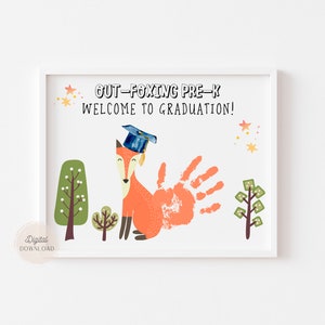 End of Year Gifts for Students Preschool, Grad Handprint, Graduation ...