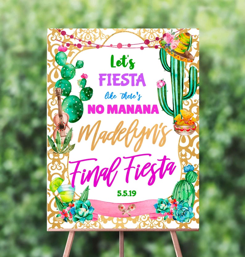 Mexican Photo Booth Fiesta Sign Fiesta Party Sign Cinco De | Etsy