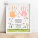 Handprint Mothers Day Art Poem We Are Growing Like Printable Baby Hands ...