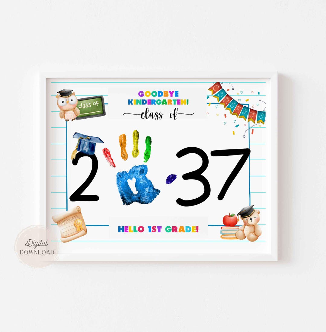 Goodbye Kindergarten Hello First Grade, Graduation Crafts, Graduation ...