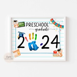 Grad Handprint, Graduation Crafts, Last Day of School Handprint Art ...