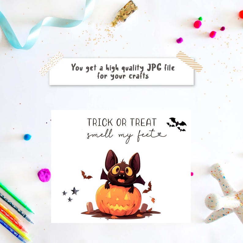 Halloween Bat Footprint Art, Trick or Treat Smell My Feet Crafts ...