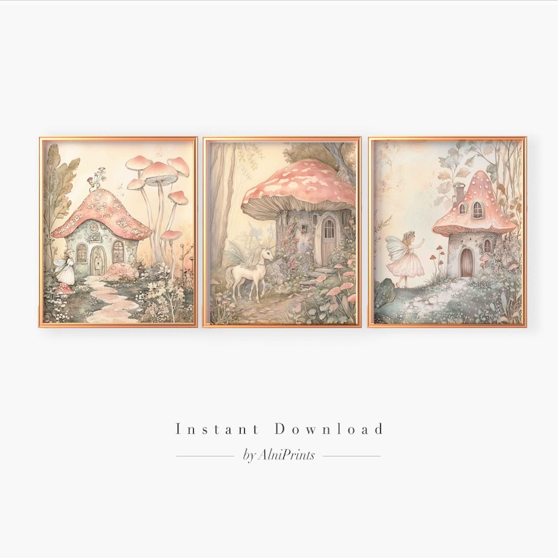 Unique Wall Art Girls House - Etsy