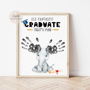 Plaque Grad Kids Printable, Graduation Crafts Printable, Grad Handprint ...