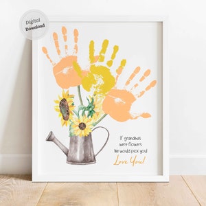 If Grandmas Were Handprint Mother Day Craft Fo Grandma Printable ...