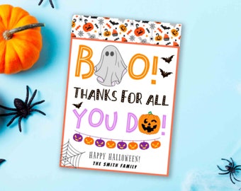 Boo Thanks for All - Etsy
