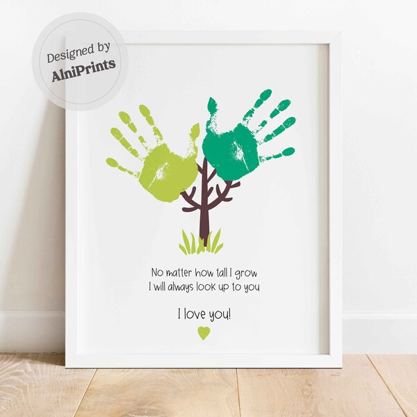 Handprint Tree - Etsy