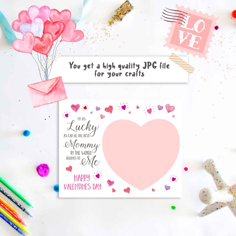 Valentine Handprint Poem for Mommy Baby Handprint Art Heart - Etsy