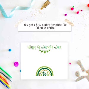St Patrick's Day Handprint Art, Rainbow Handprint Card, Printable ...