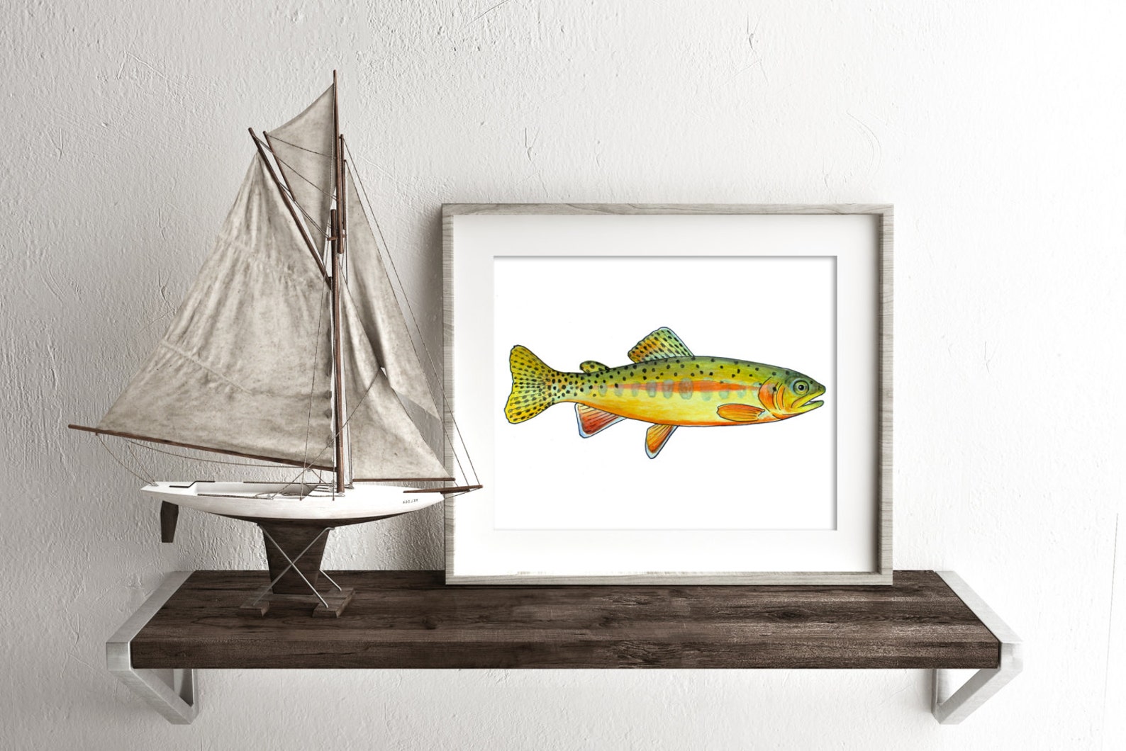 Golden Trout Fine Art Print - Etsy