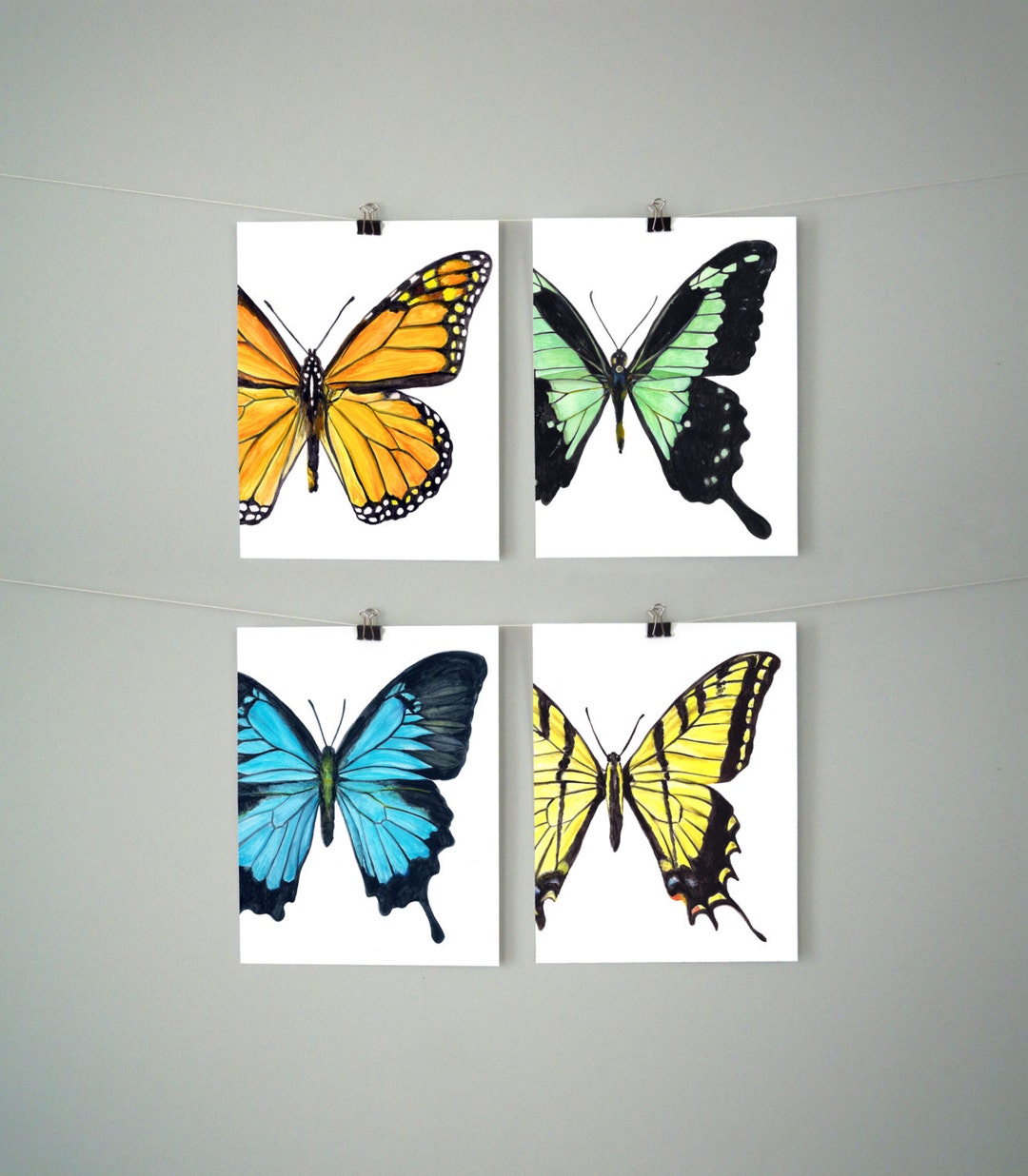 Butterfly Blank Greeting Cards (set of 4) - Etsy