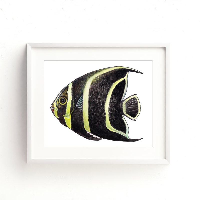 Angelfish Painting - Etsy