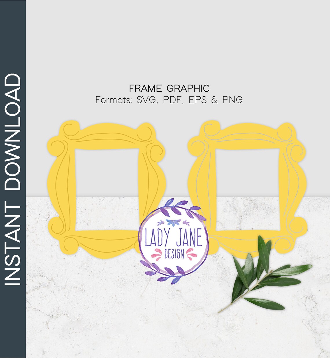 Friends Frame Svg, Friends TV Show SVG, Png, Pdf, Cut File, Friends ...