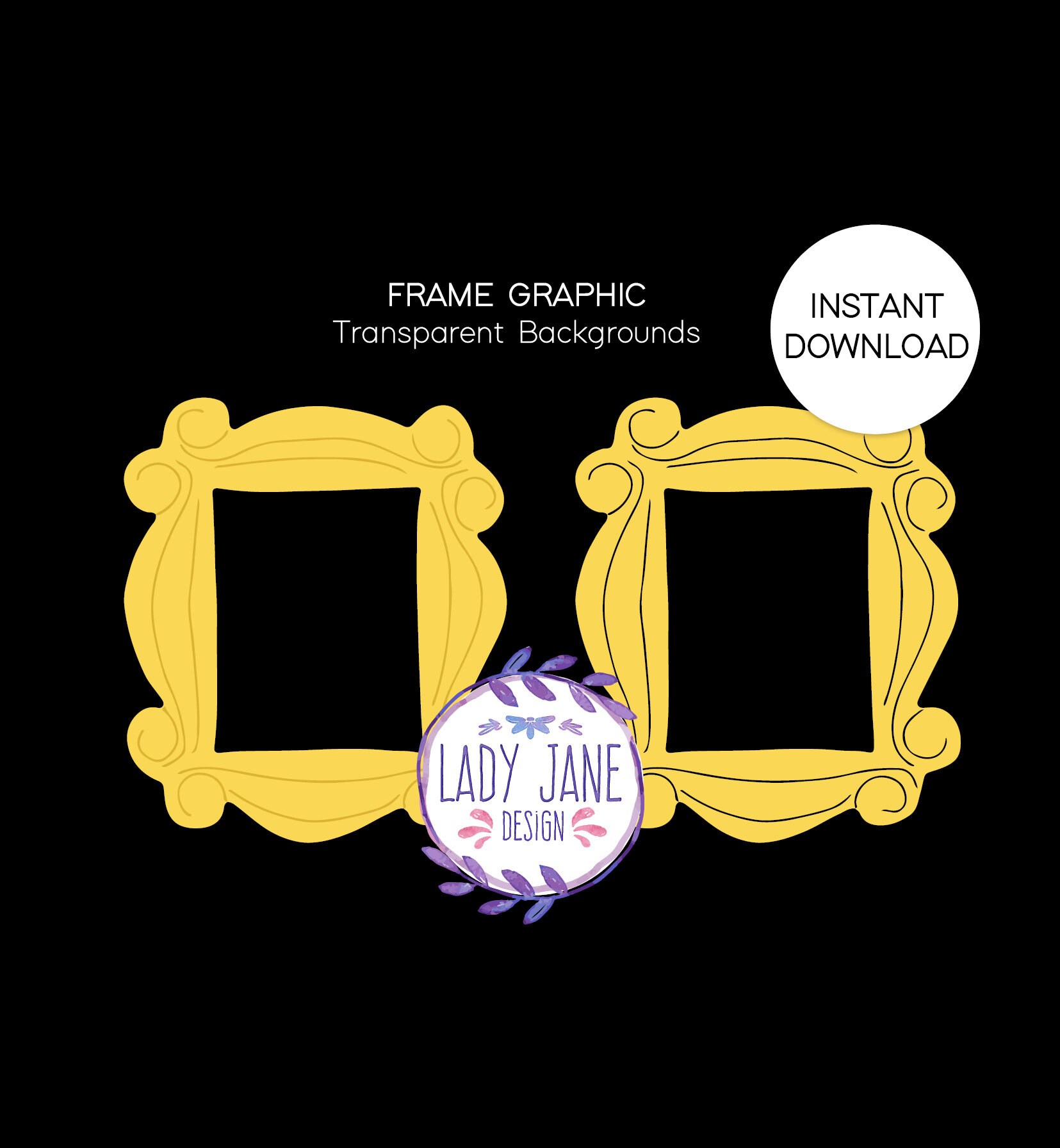 Friends Frame svg Friends TV Show SVG Png Pdf Cut File | Etsy