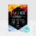 Fire and Ice Invitation, Fire and Ice Party Invitation, Fire and Ice ...