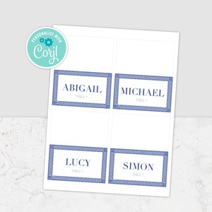 Greek Name Place Cards, Greek Party Food Labels, Name Place Tags, Name ...