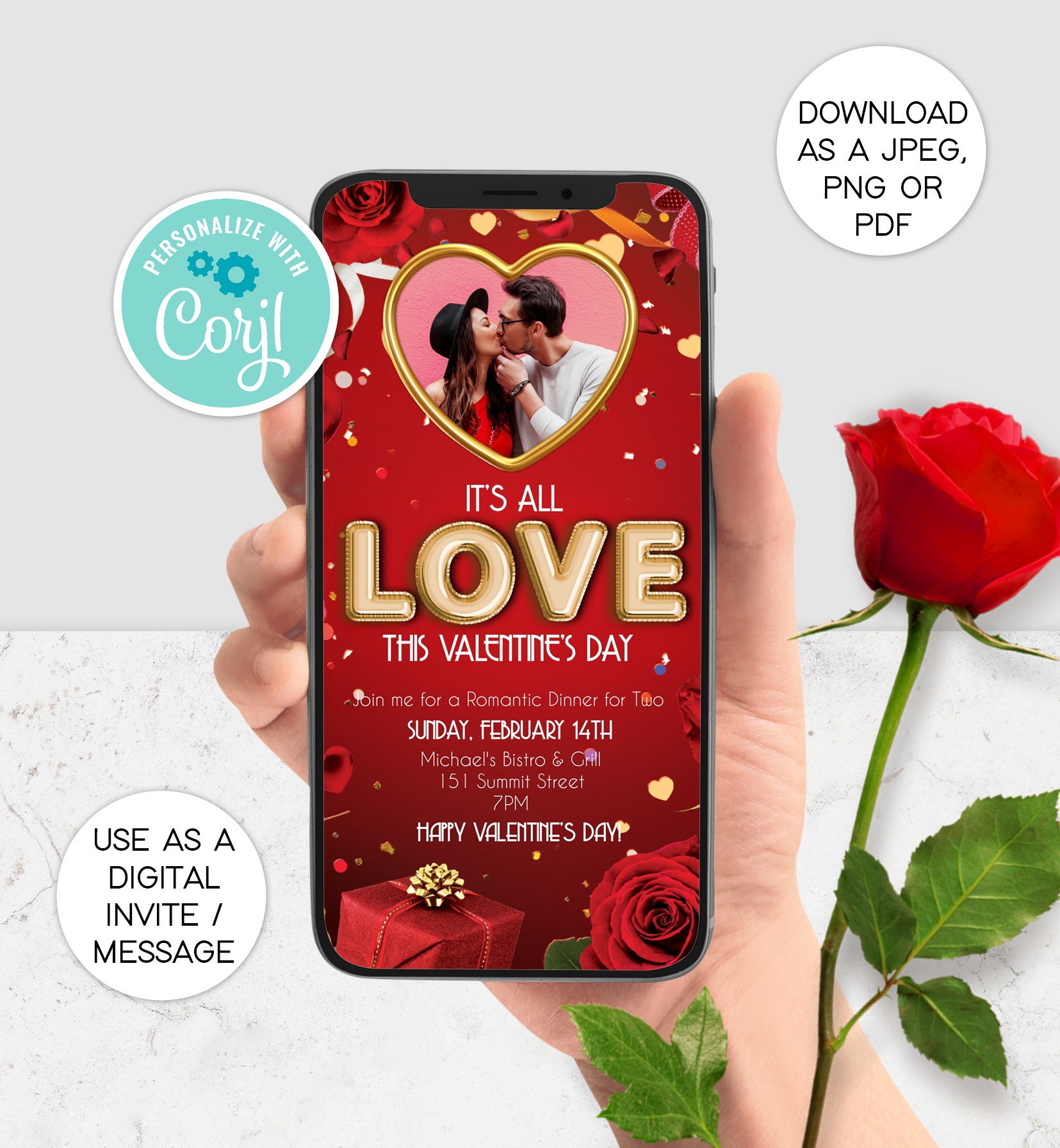 Date Night Invitation Romantic Evening Invitation Couples | Etsy