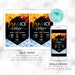 Fire and Ice Invitation, Fire and Ice Party Invitation, Fire and Ice ...