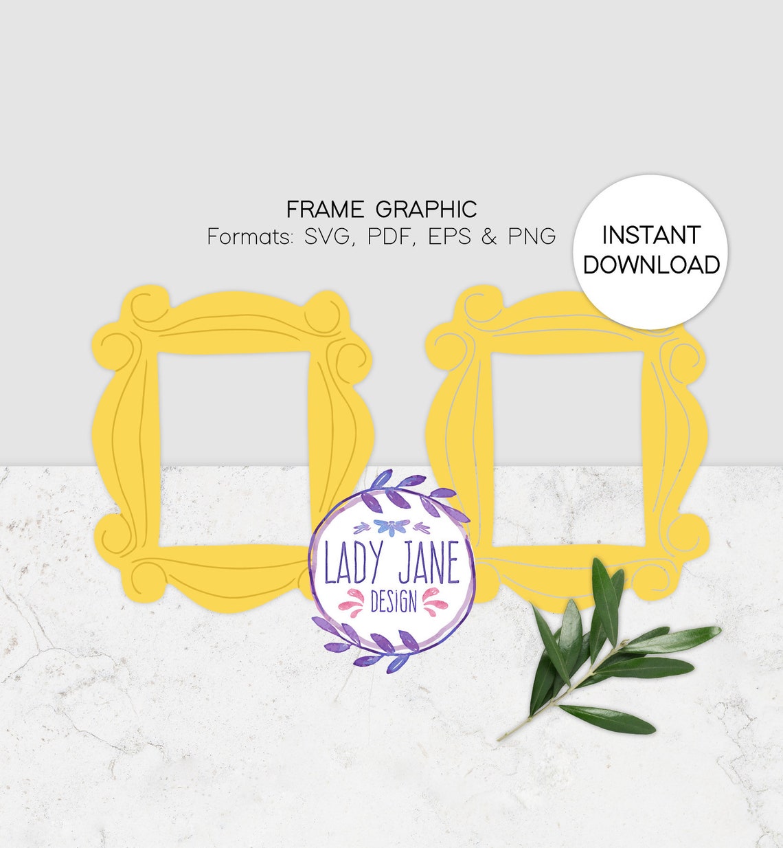 Friends Frame svg Friends TV Show SVG Png Pdf Cut File | Etsy