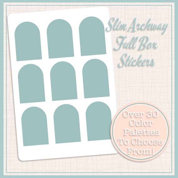 Card Making & Stationery 9 Stickers Total Solid Full Box Stickers ...