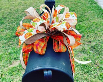 Fall Mailbox Bow - Etsy