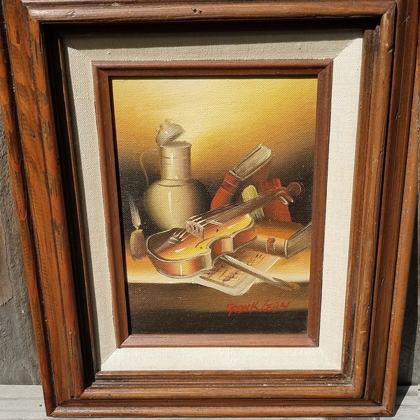 Frank Lean Oil Painting - Etsy