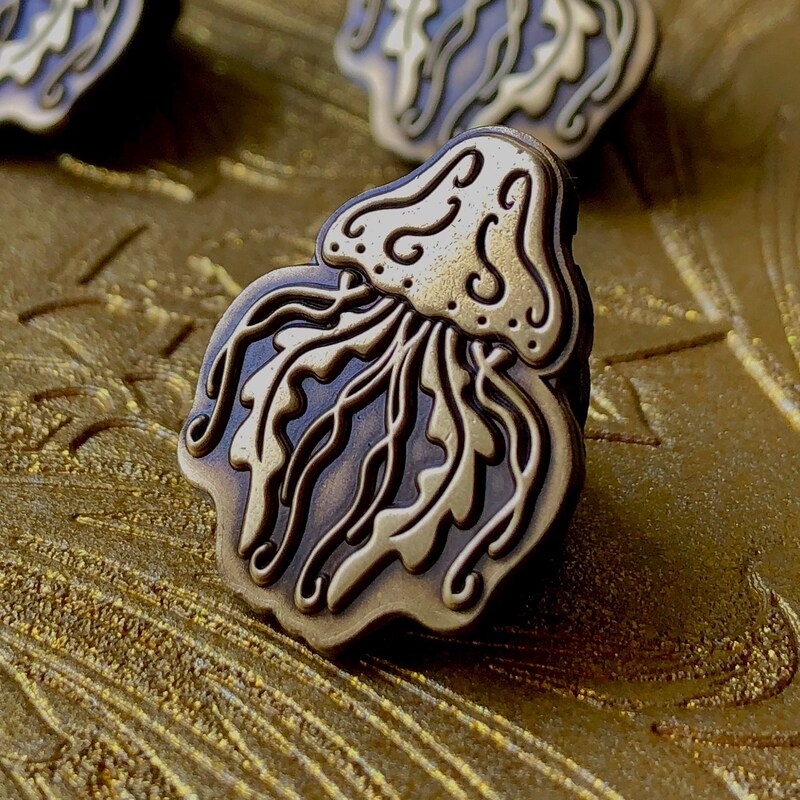 Jellyfish Pin - Etsy